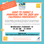 APA Los Angeles » Want to Submit a Proposal for the 2024 APA California ...