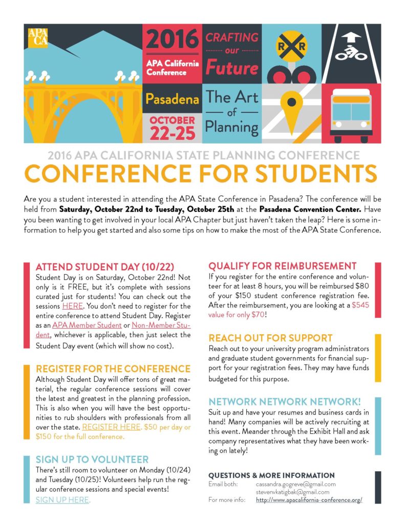 APA Los Angeles » Students, Get Ready for the Pasadena Conference!